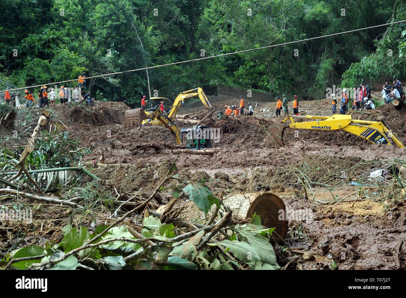 Landslide after heavy rain in hi-res stock photography and images - Alamy