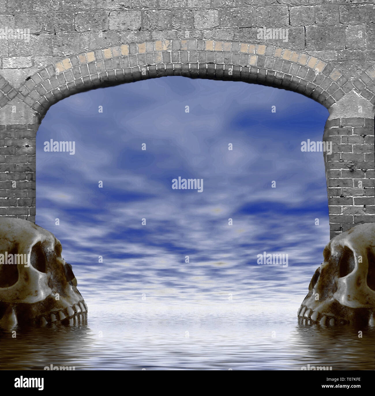 Skull arch hi-res stock photography and images - Alamy