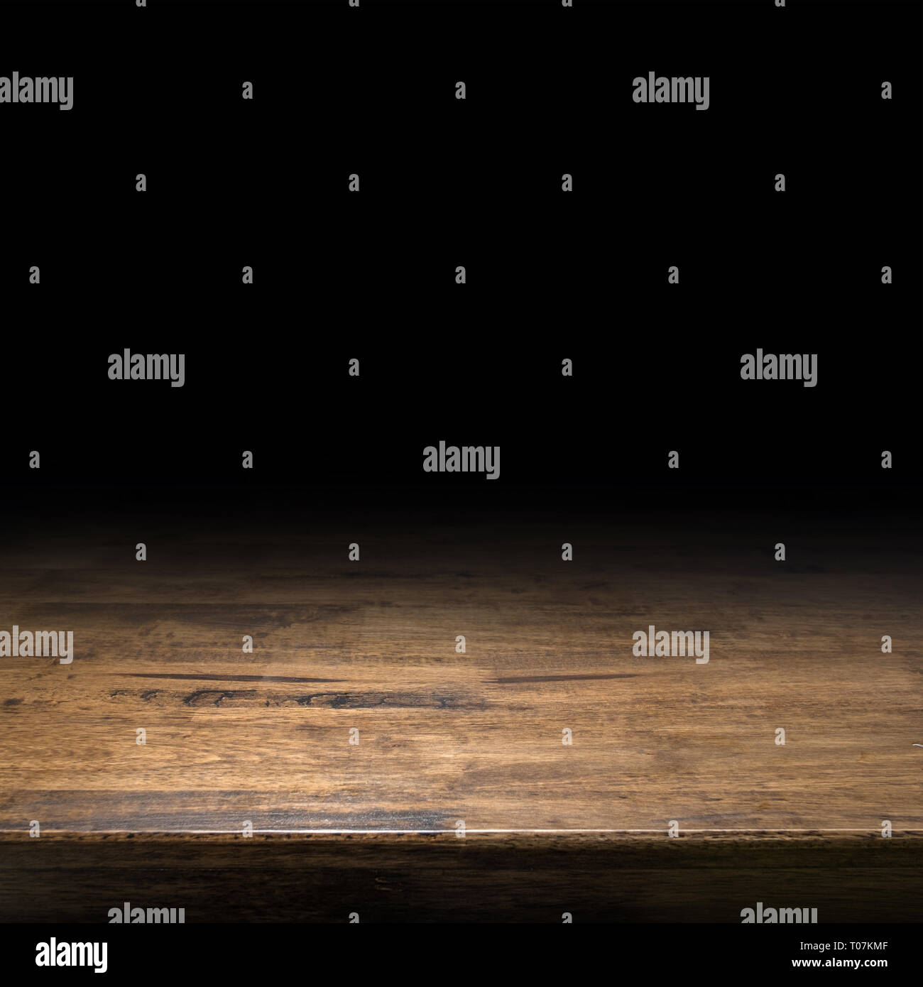 Brown wood table perspective background for display or montage of ...