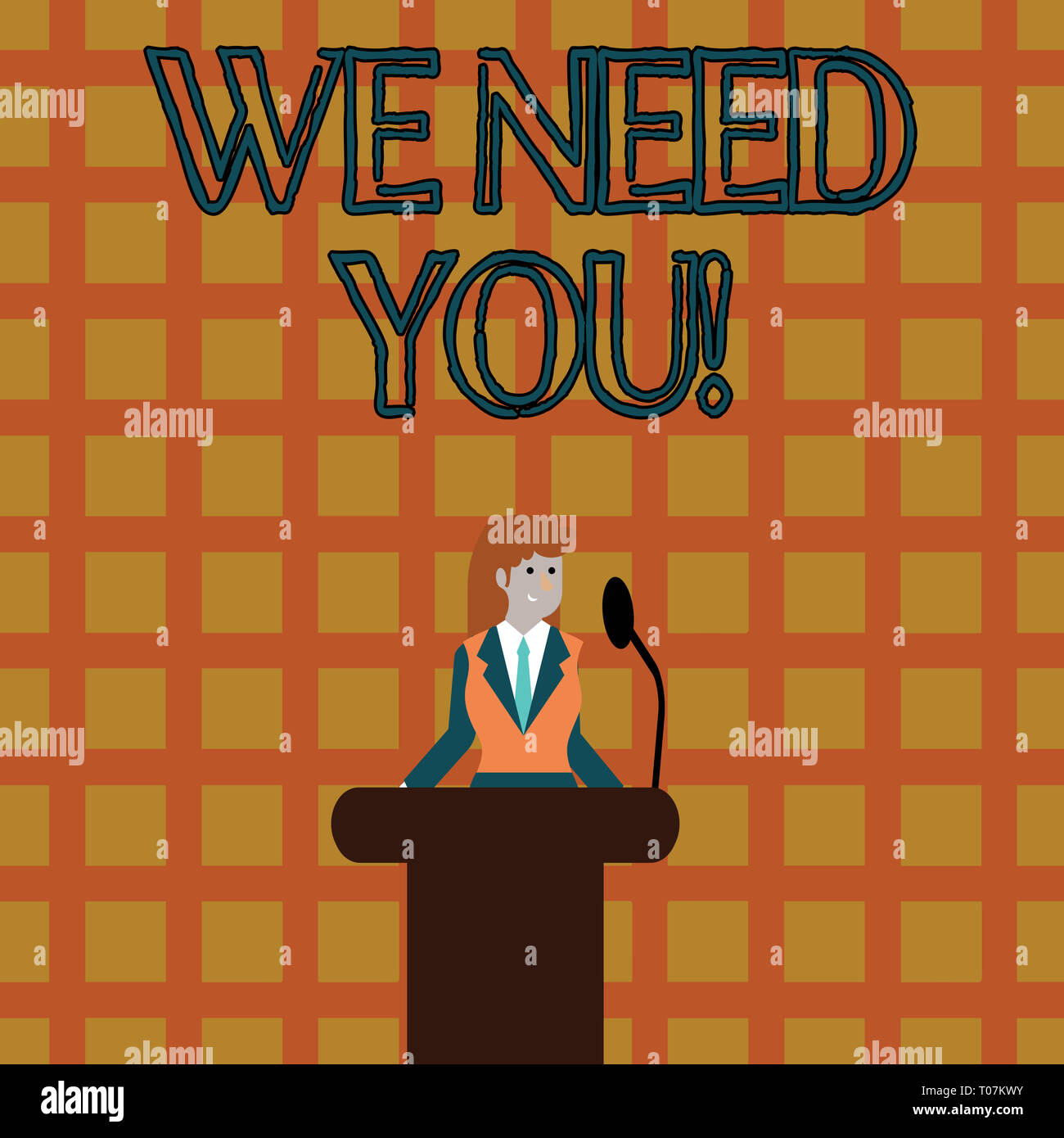 Text sign showing We Need You. Business photo text asking someone to ...