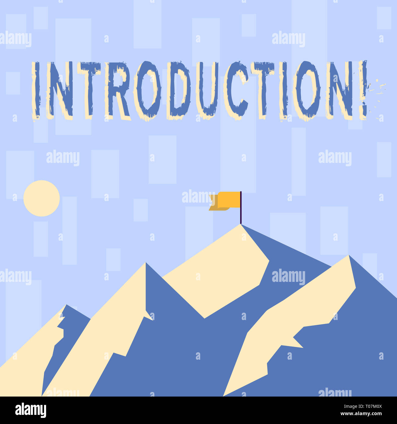 Writing note showing Introduction. Business concept for First part of a ...