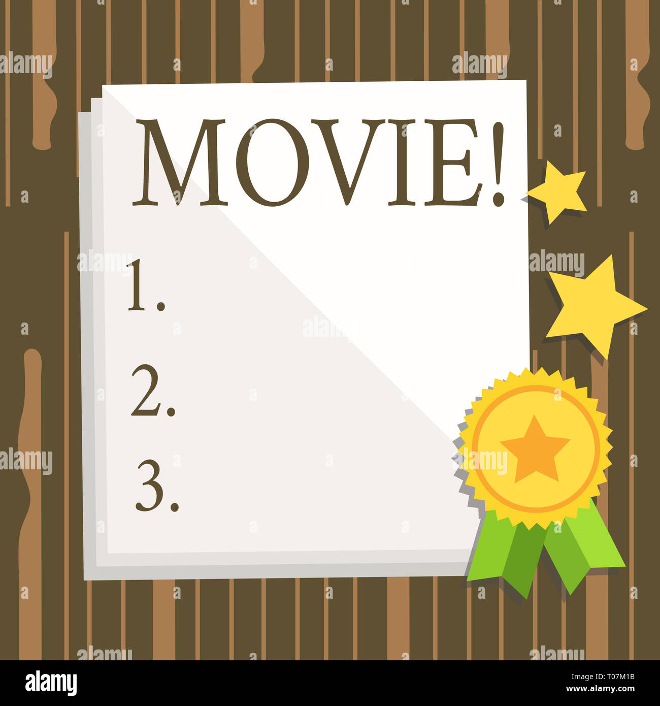 Word writing text Movie. Business photo showcasing Cinema or television ...