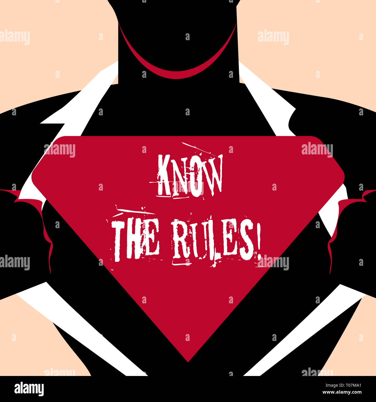 Handwriting text Know The Rules. Conceptual photo set explicit or ...