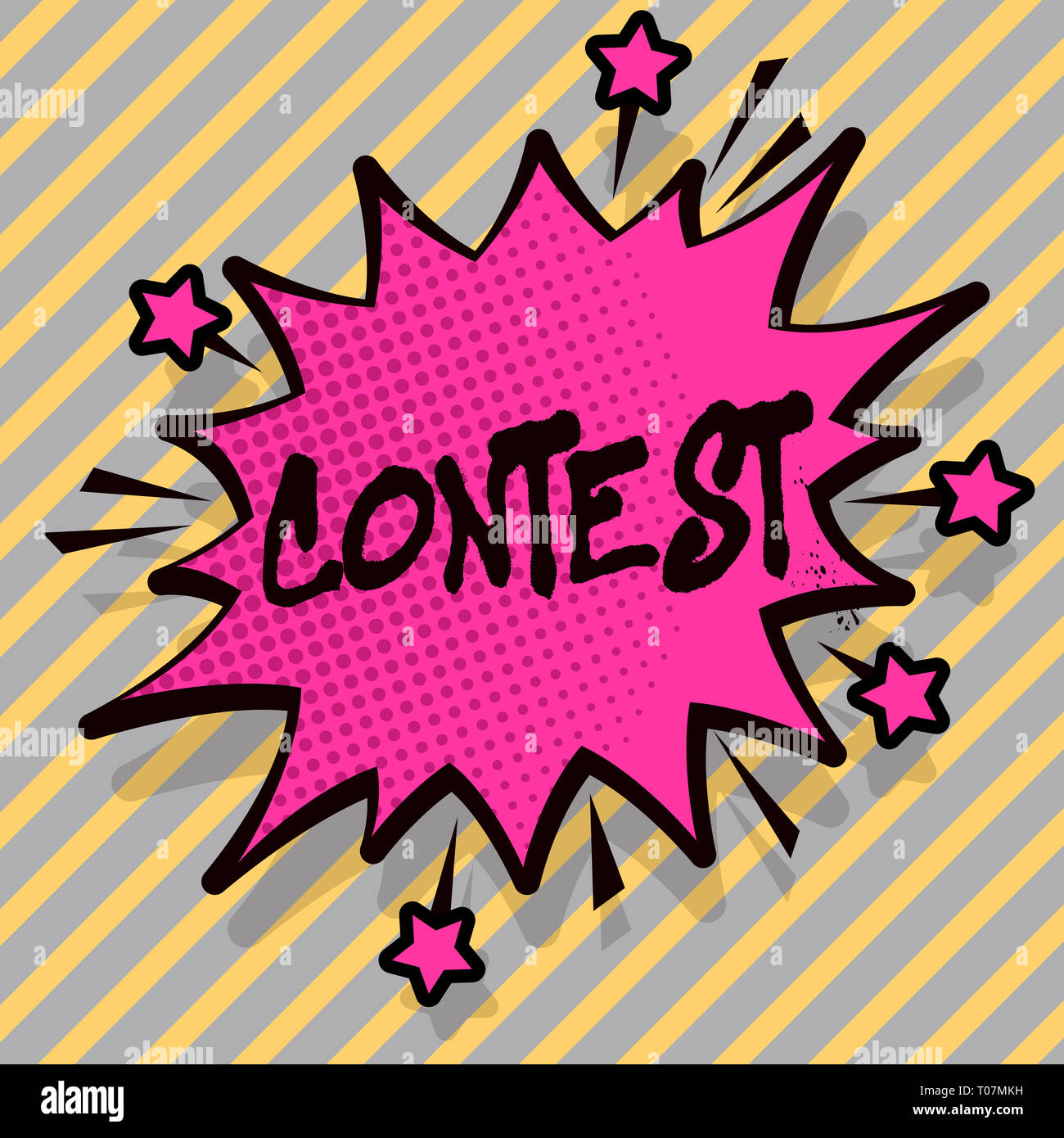 Writing note showing Contest. Business concept for Game Tournament ...