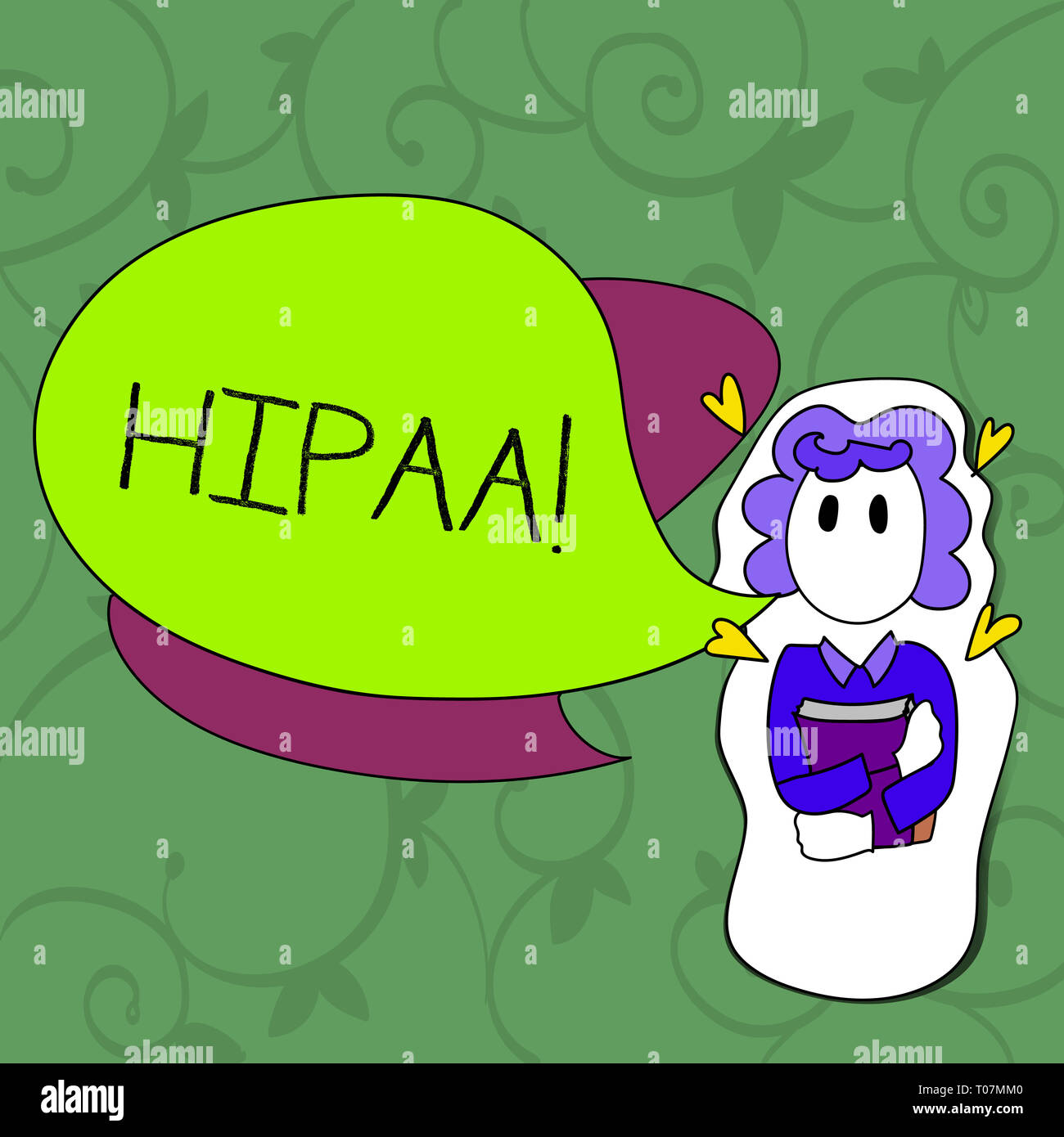 Conceptual hand writing showing Hipaa. Concept meaning Health Insurance ...