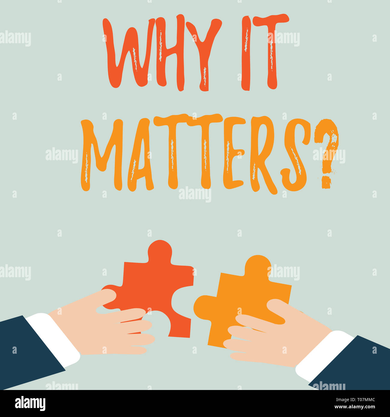 Handwriting text Why It Matters question. Conceptual photo ask ...