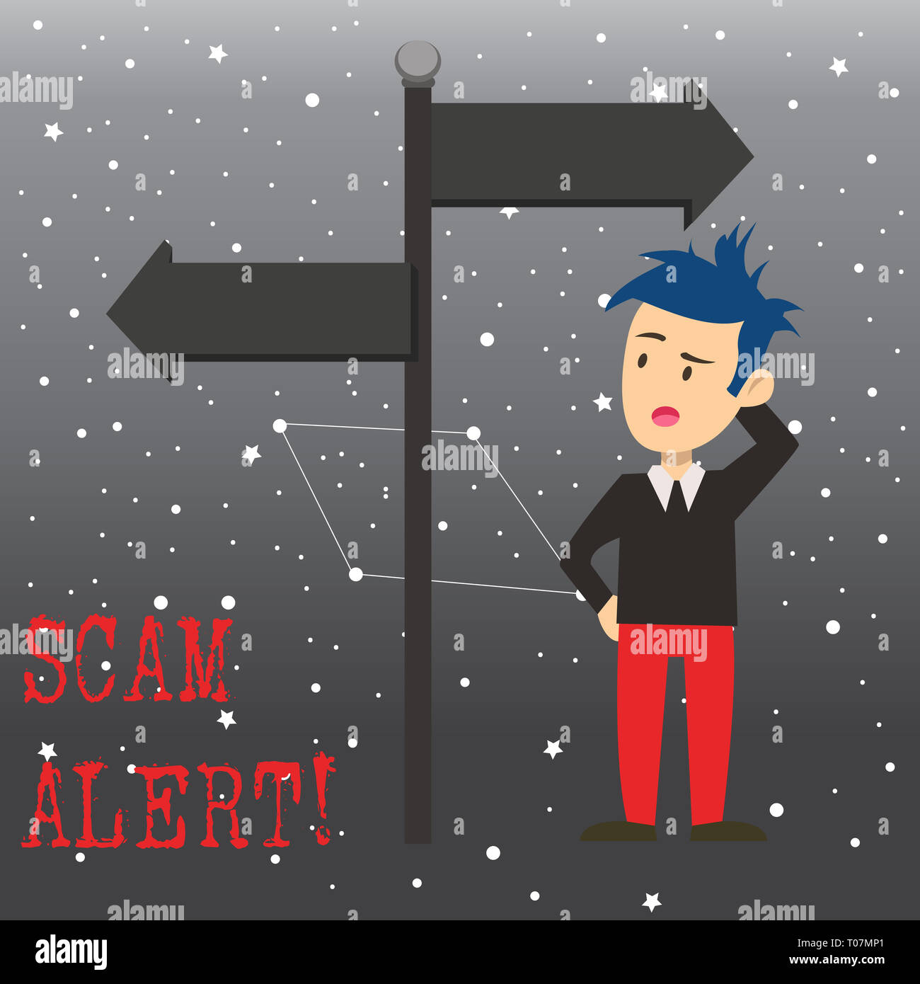 Writing note showing Scam Alert. Business concept for fraudulently ...