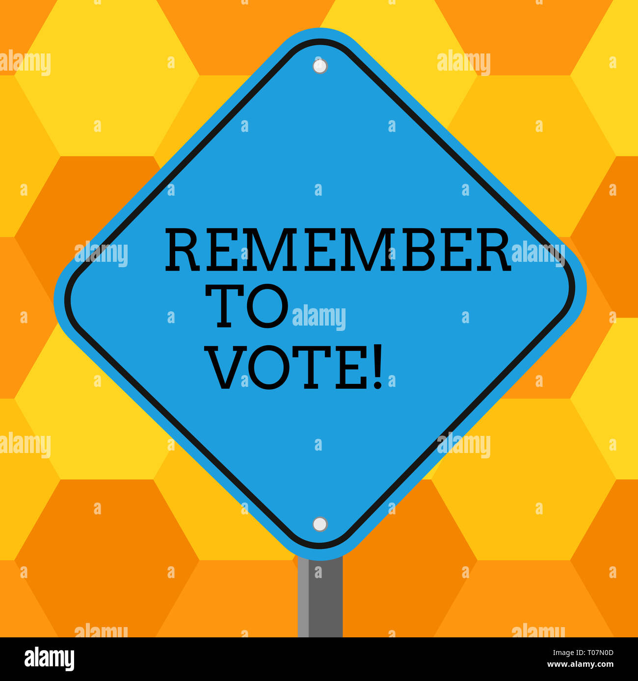 Handwriting text Remember To Vote. Conceptual photo do not forget ...