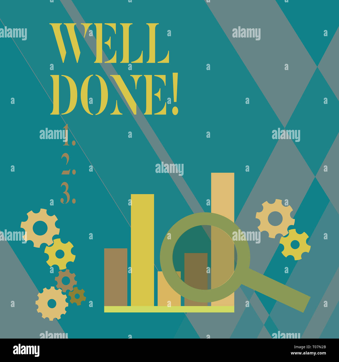 Word writing text Well Done. Business photo showcasing used praising ...