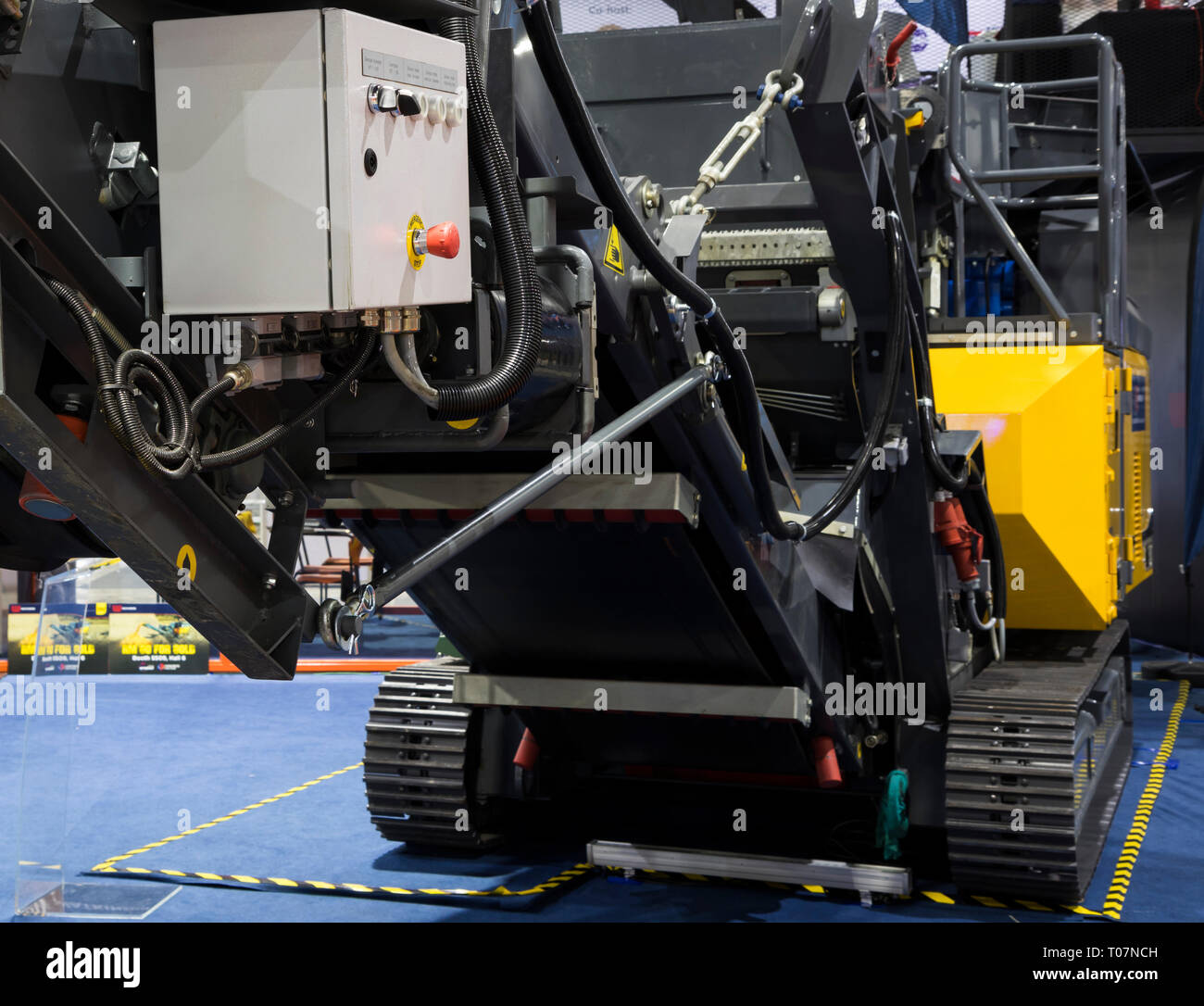 mineral separation tractor ; for mining industry Stock Photo - Alamy