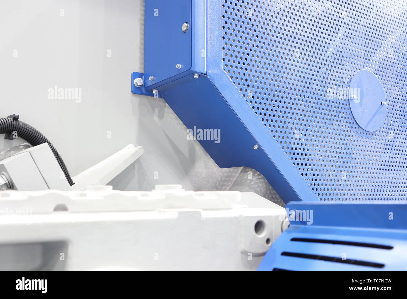 Steel Guard for safety protection / motor of machine Stock Photo - Alamy