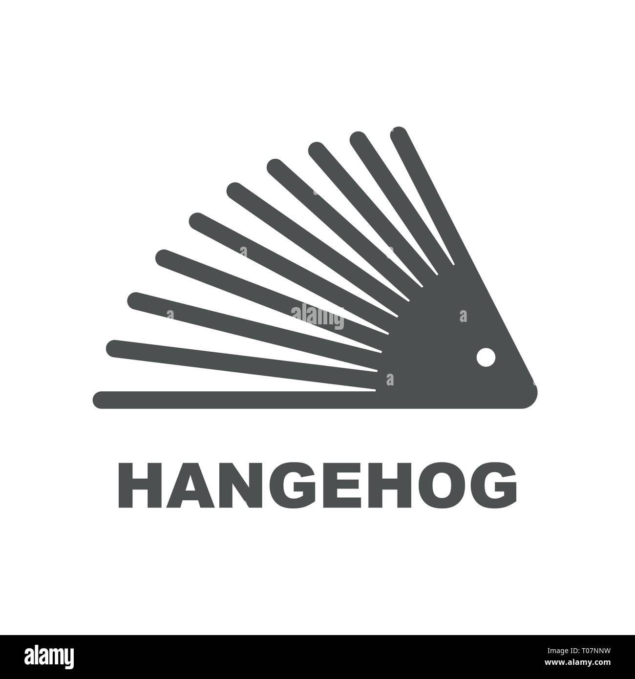 Hedgehog logo design. Illustration vector. EPS 10 Stock Vector Image ...