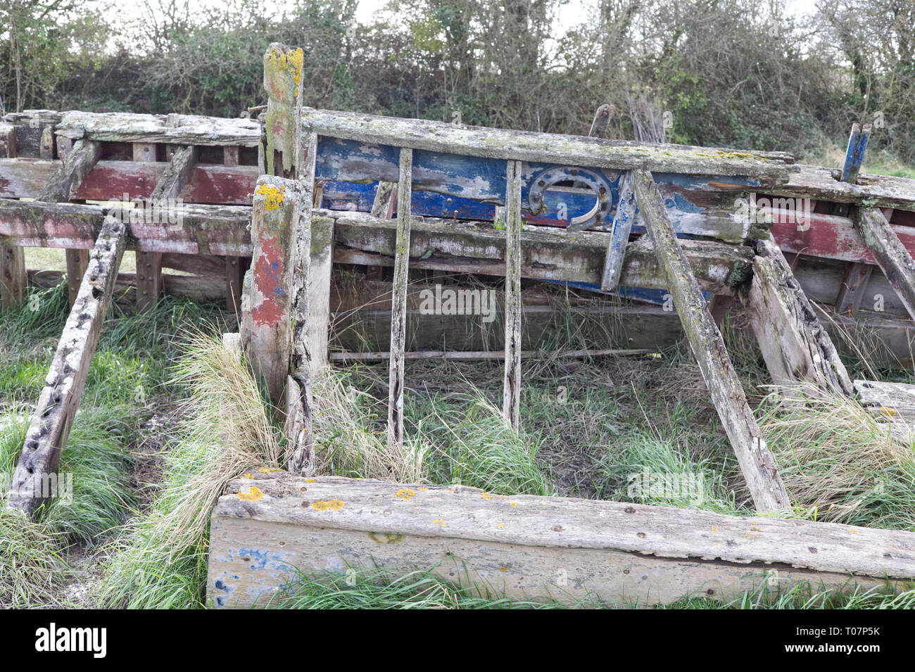 Ships Graveyard at Purton Hulks Stock Photo - Alamy