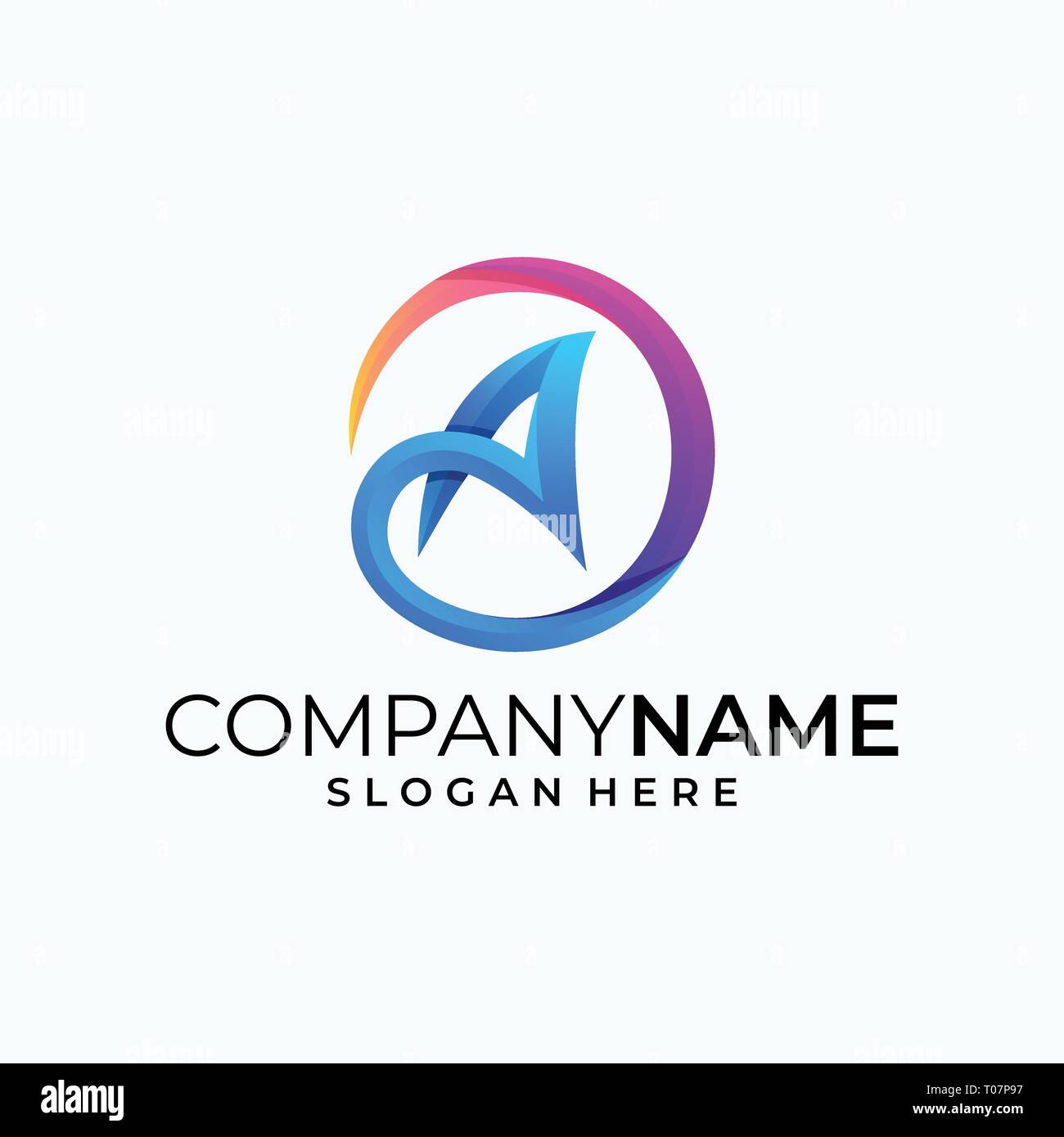 Letter a design hi-res stock photography and images - Alamy