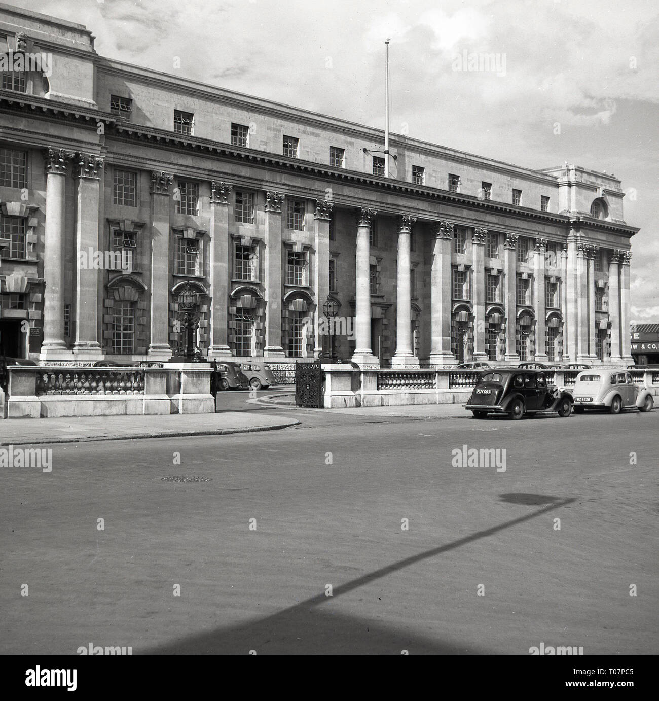 1950s, exterior of a building, Belfast, Northern Ireland Stock Photo ...