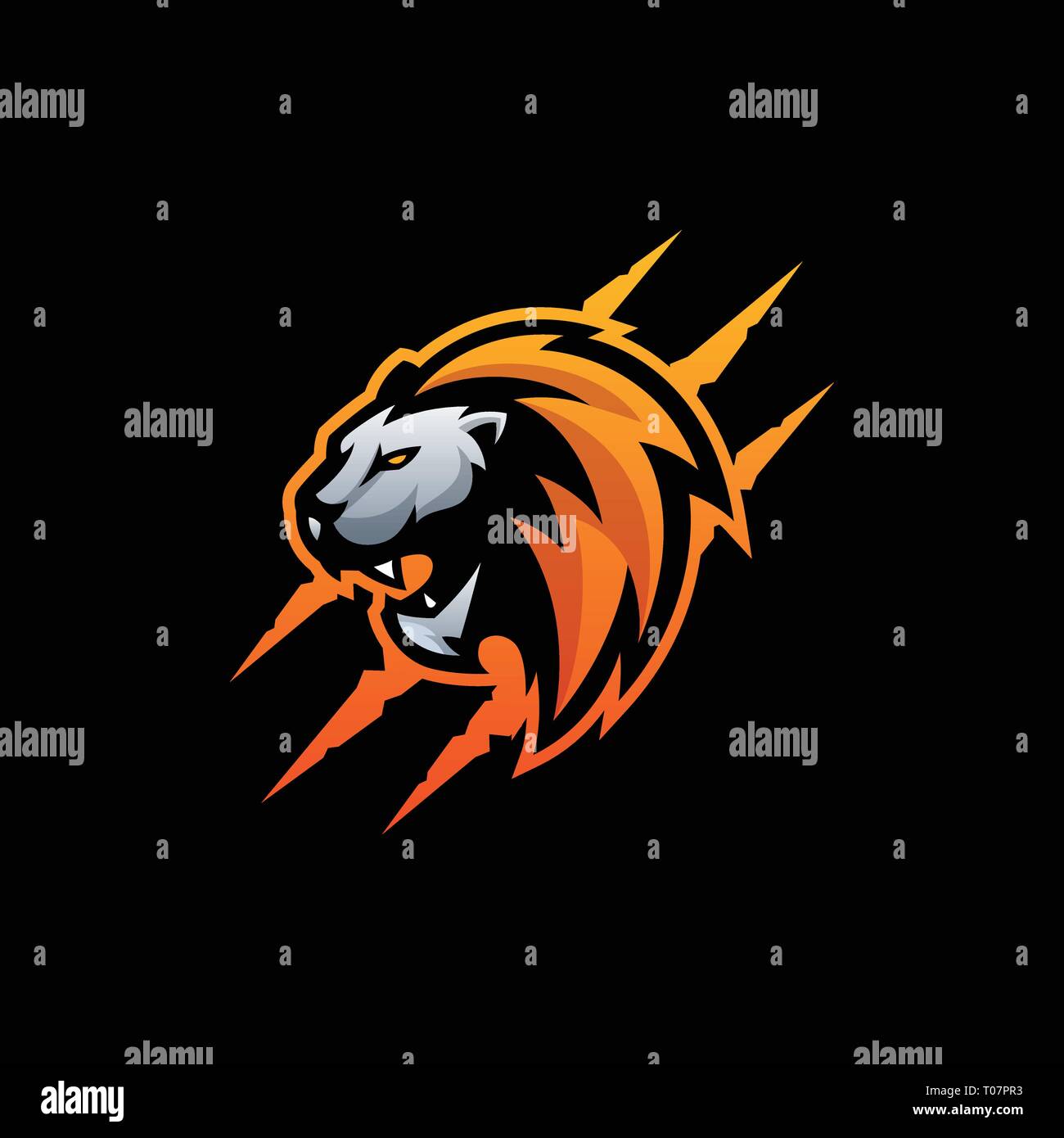 Tech lion Stock Vector Images - Alamy
