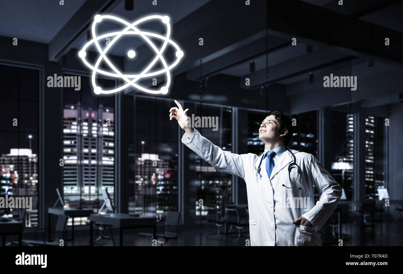 Molecular technology and medical industry Stock Photo - Alamy