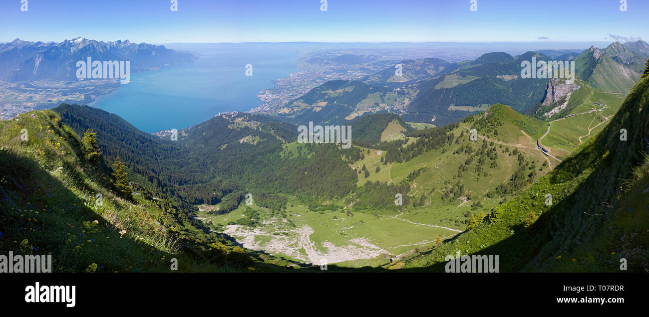 Alpine views of Peaks, rocks, pathways, forests and mountains ...