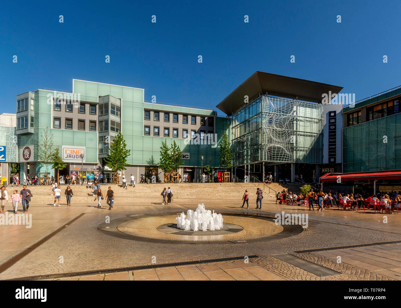 Centre Jaude shopping centre, Place de Jaude. Clermont-ferrand. Puy de ...