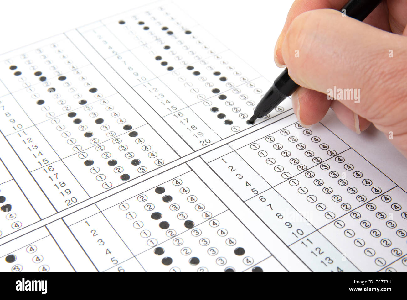 Omr sheet hi-res stock photography and images - Alamy