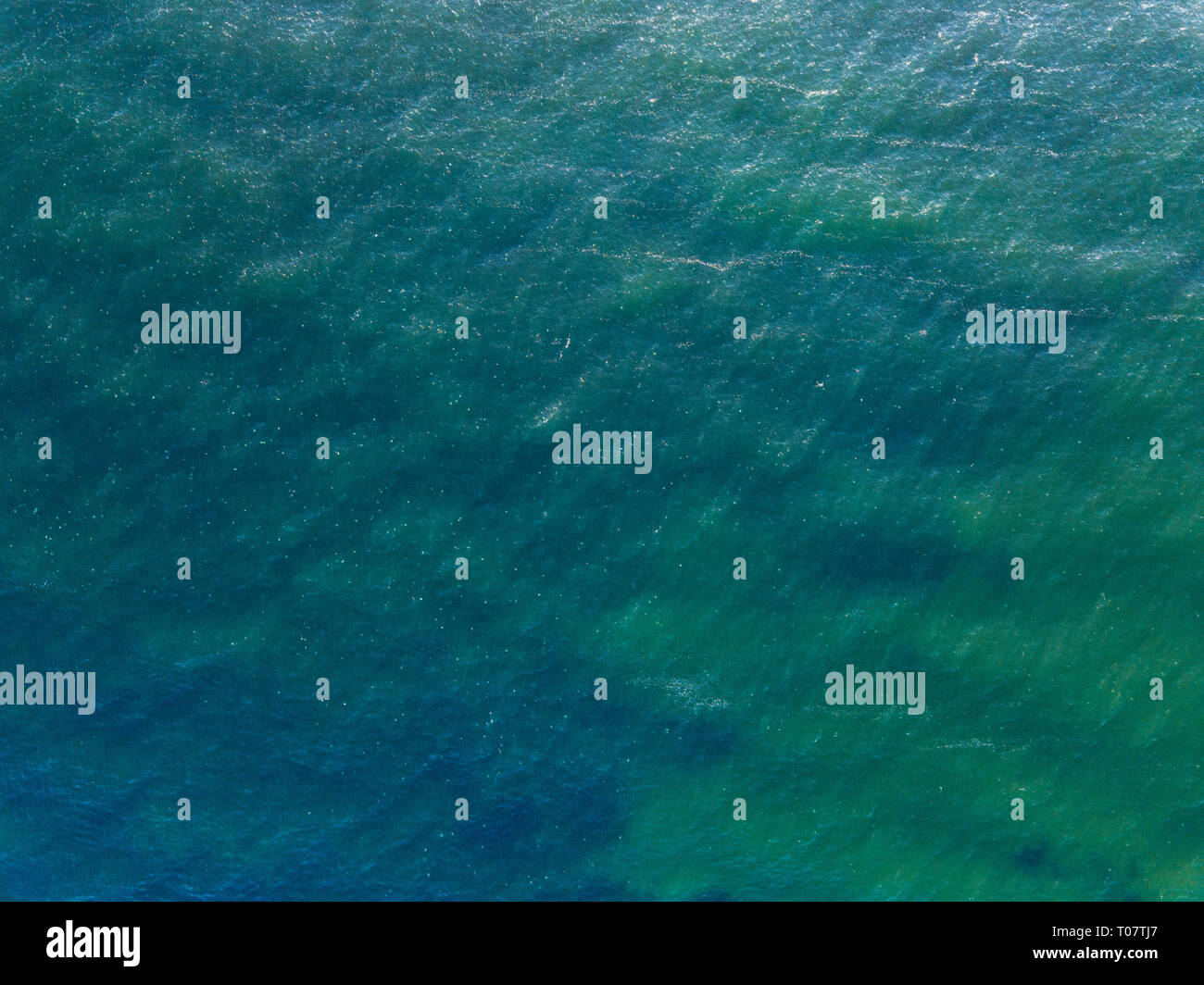 Aerial top view water surface background. Bird eye sea surface photo ...