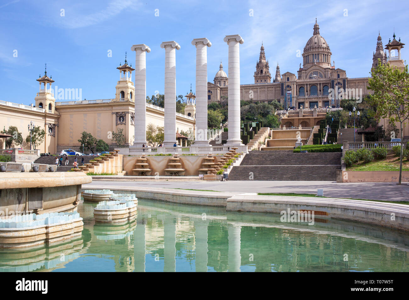 National Art Museum of Catalonia , Barcelona Stock Photo - Alamy