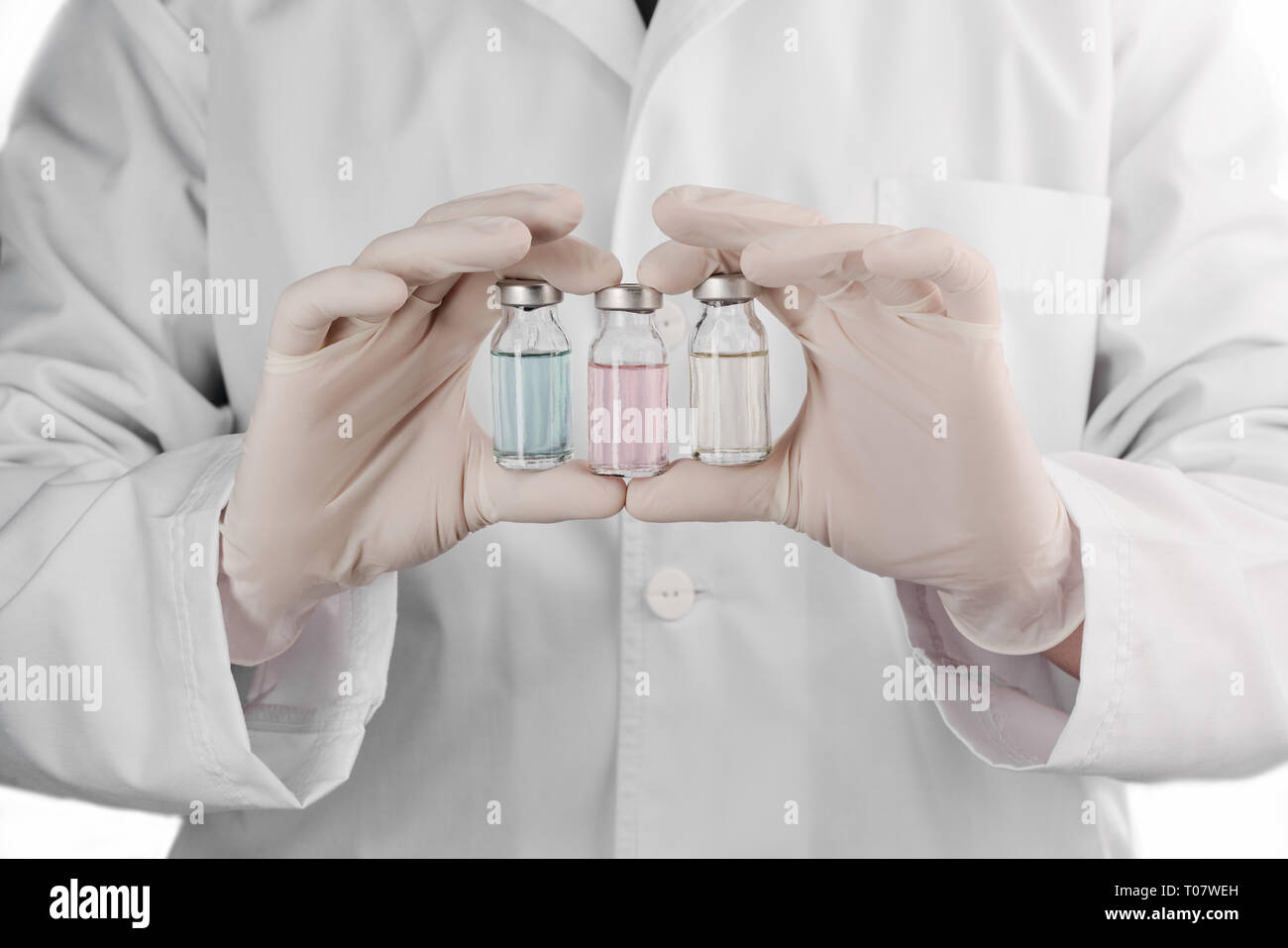 Three vials hi-res stock photography and images - Alamy