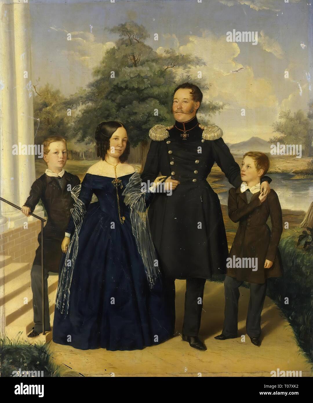 Family portrait 1840s hi-res stock photography and images - Alamy