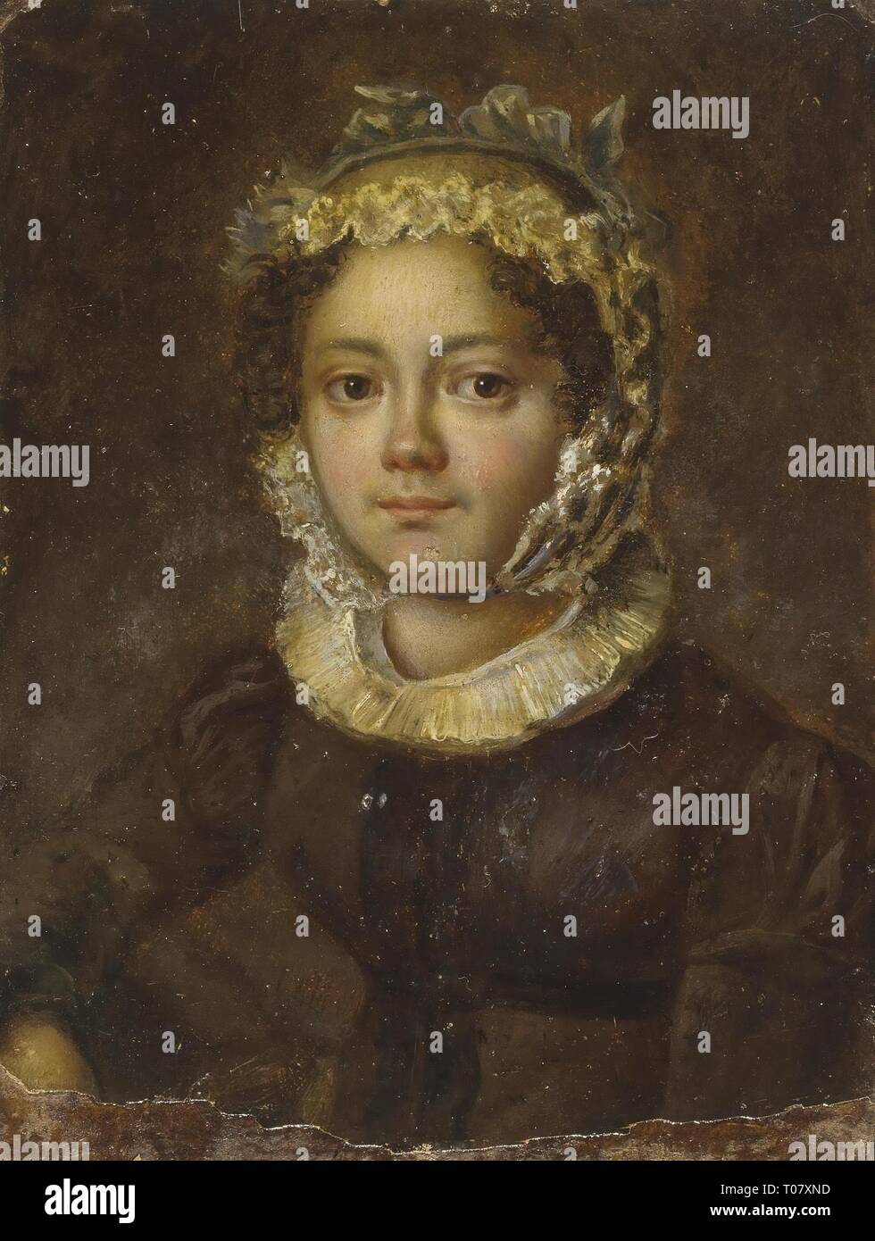 Woman in a bonnet hi-res stock photography and images - Alamy
