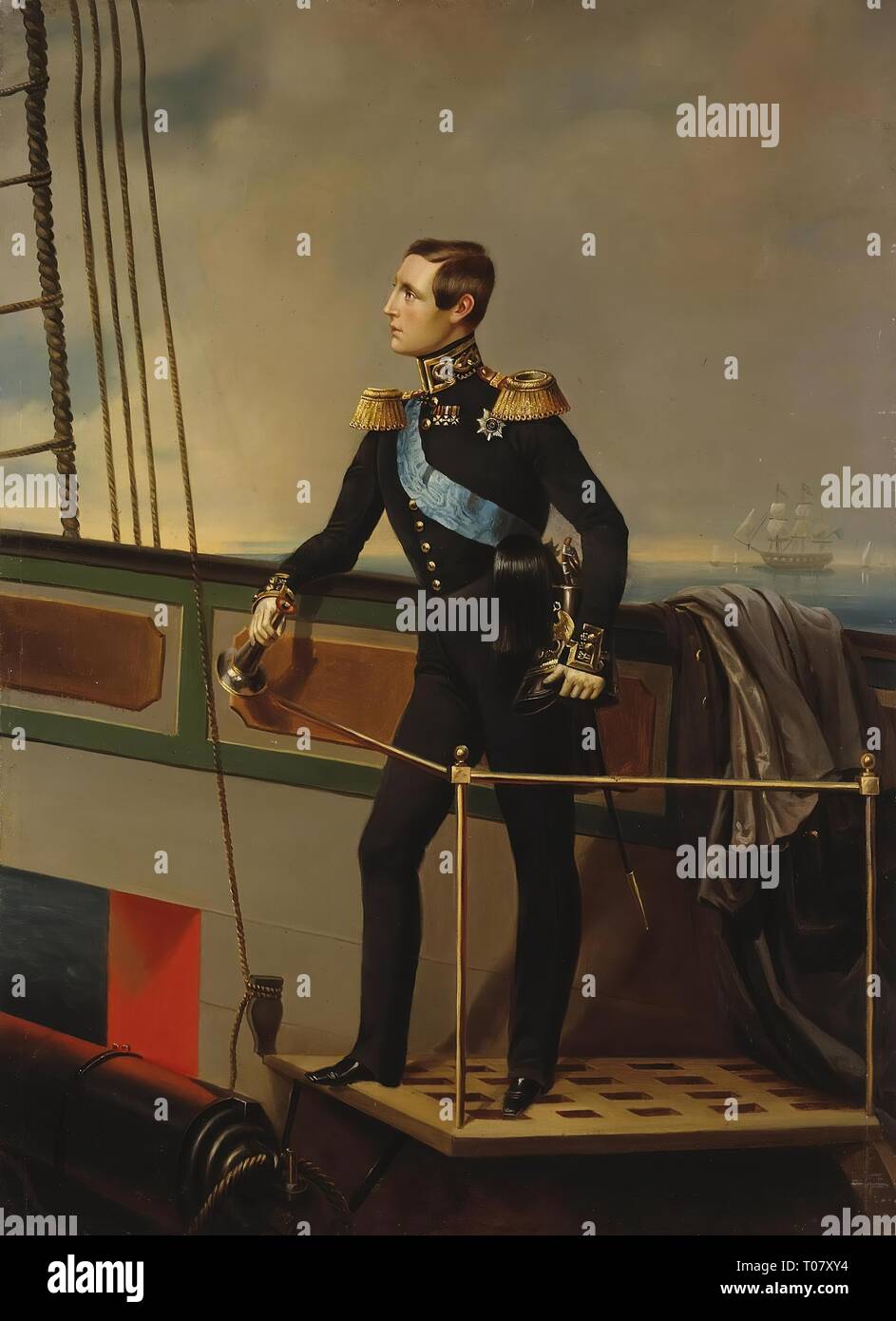 '"Portrait of Grand Duke Konstantin Nikolayevich"'. Russia, Mid-19th ...