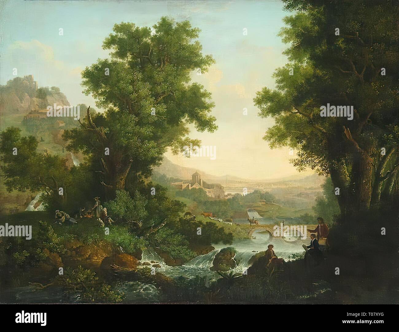 'Landscape'. Germany, 18th century. Dimensions: 44,5x58 cm. Museum ...