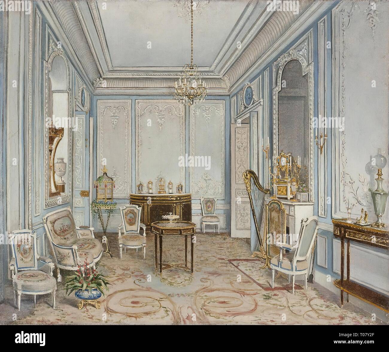 'Drawing-Room'. Russia, Second half of the 19th century. Dimensions ...