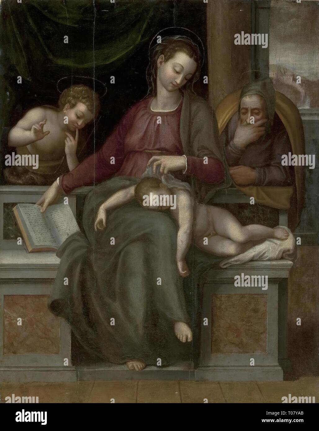 The holy family michelangelo hi-res stock photography and images - Alamy