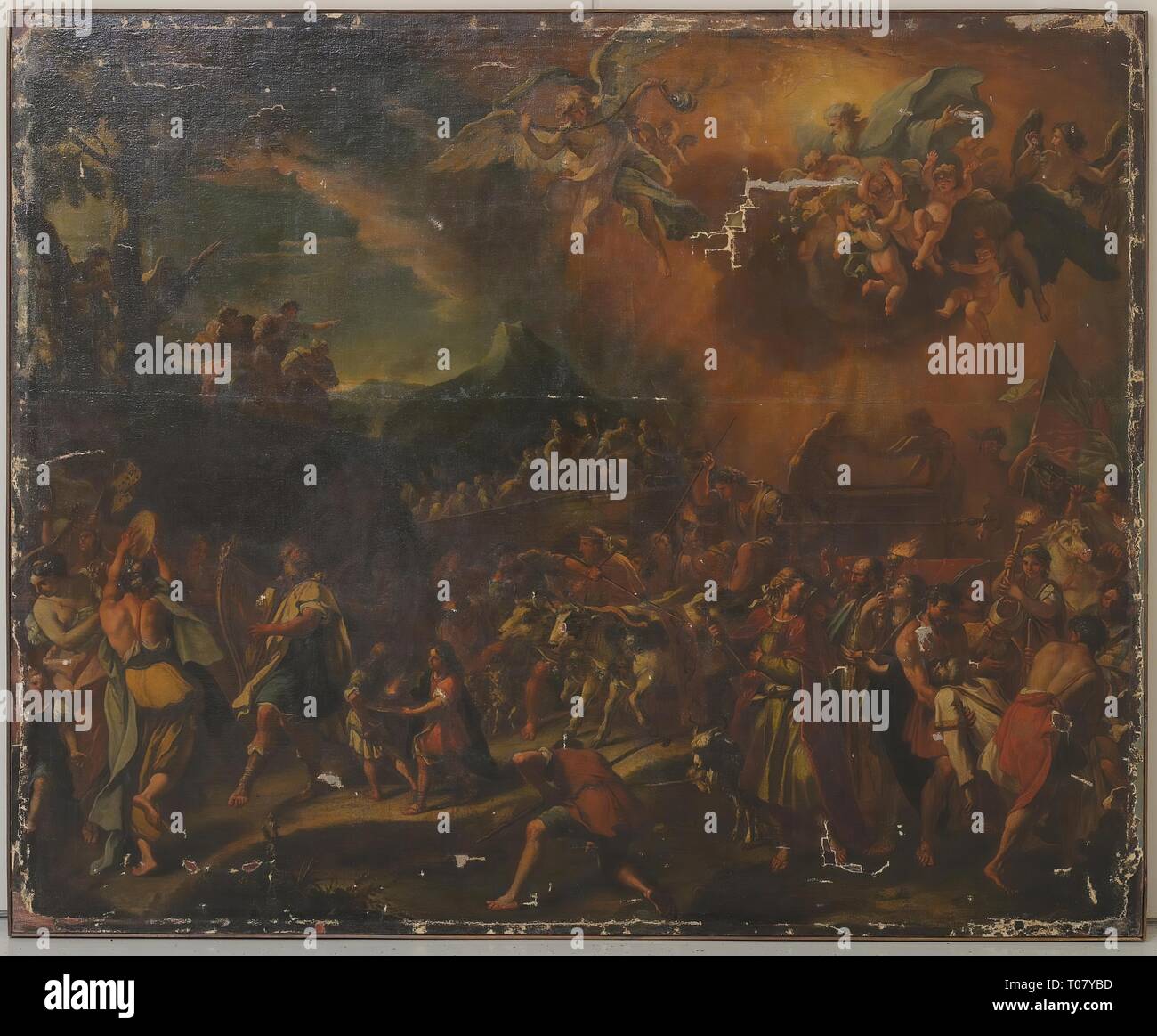 'David Dancing in front of the Ark'. Western Europe, 18th century ...