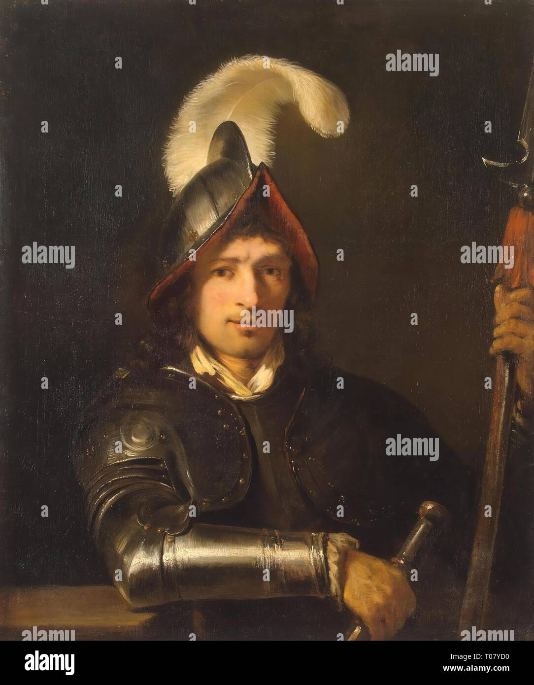 'Yiung Warrior with a Partisan'. Holland, 1650s. Dimensions: 90x72 cm ...