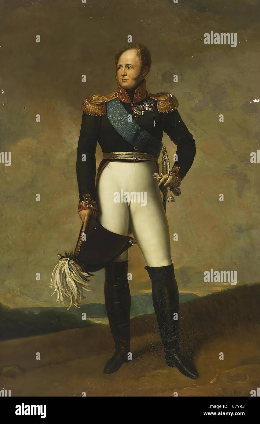 'Portrait of Emperor Alexander I'. Russia, 1820. Dimensions: 242x161 cm ...