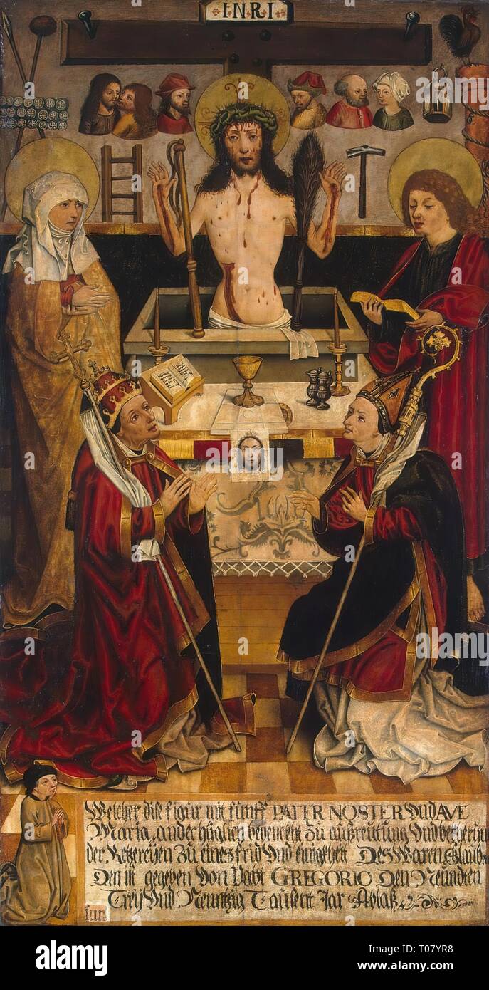 'The Mass of Saint Gregory'. Germany, Second half of the 15th century ...