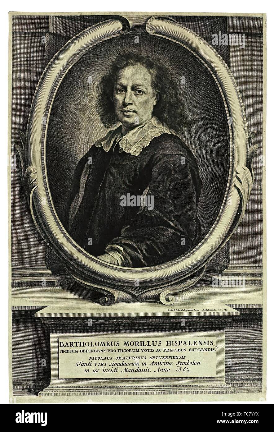 'Self-Portrait of Bartolomé Esteban Murillo'. after the painting by ...