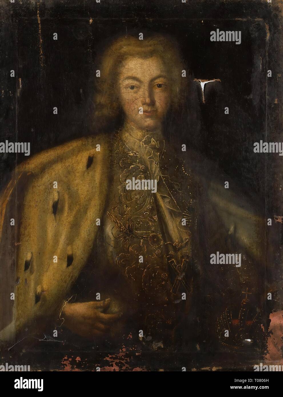 'Portrait of Peter II'. Russia, 18th century. Dimensions: 90x70 cm ...