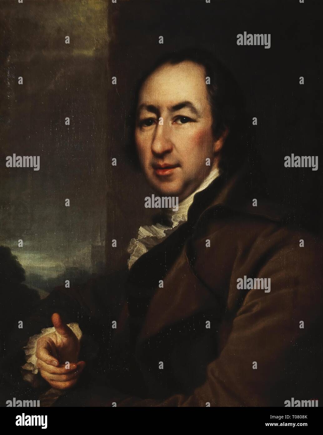 'Portrait of Nikolai Novikov'. Russia, Late 18th century. Dimensions ...