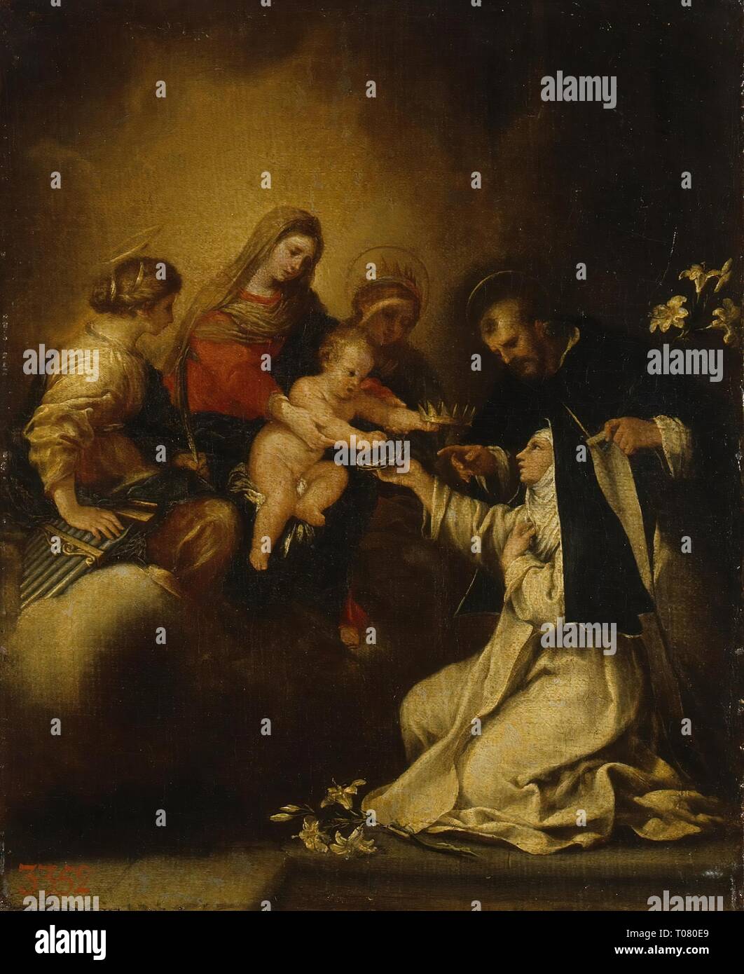 'Vision of St Catherine of Siena'. Italy. Dimensions: 32x24,5 cm ...