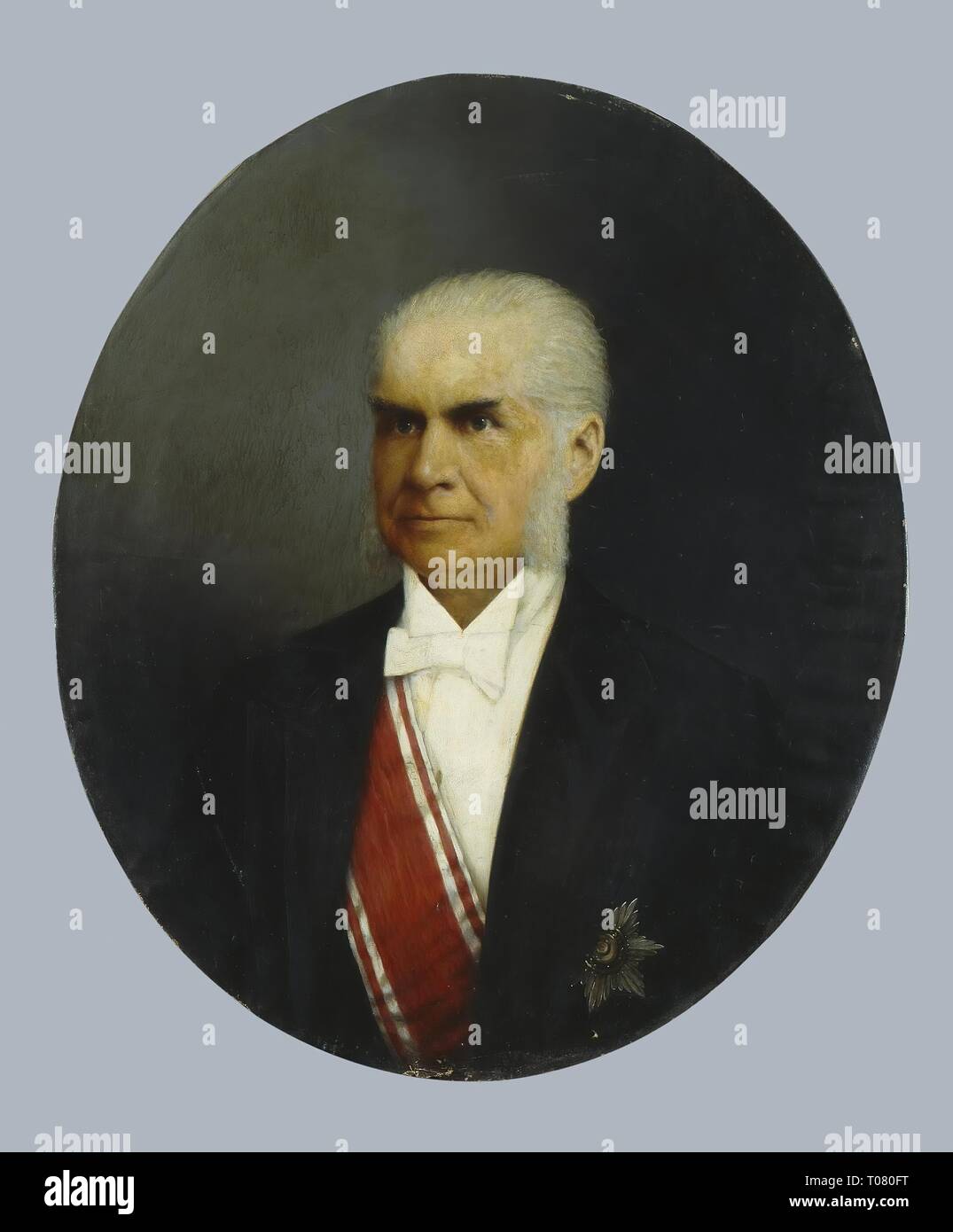 'Portrait of Merchant A.G.Eliseev'. Russia, late 19th century ...