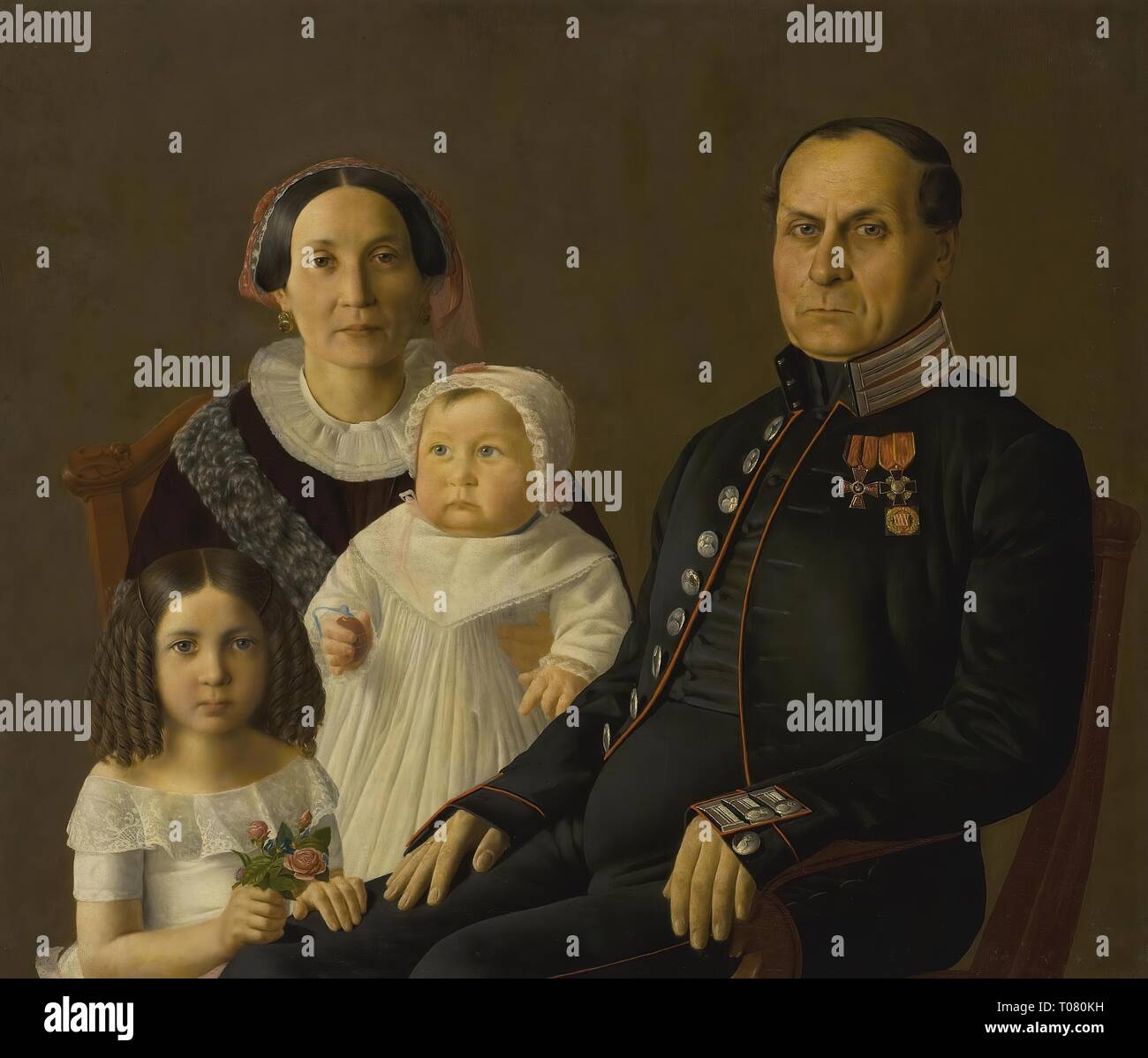'"Family Portrait"'. Russia, 1840s. Dimensions: 90x106,5 cm. Museum ...