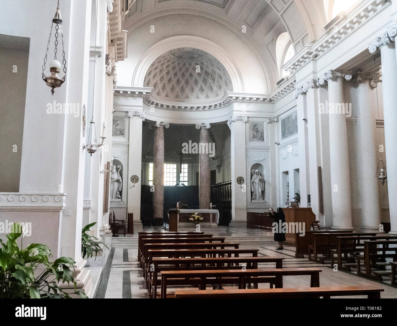 Convent convents inside altar religions indoor daytime hi-res stock ...