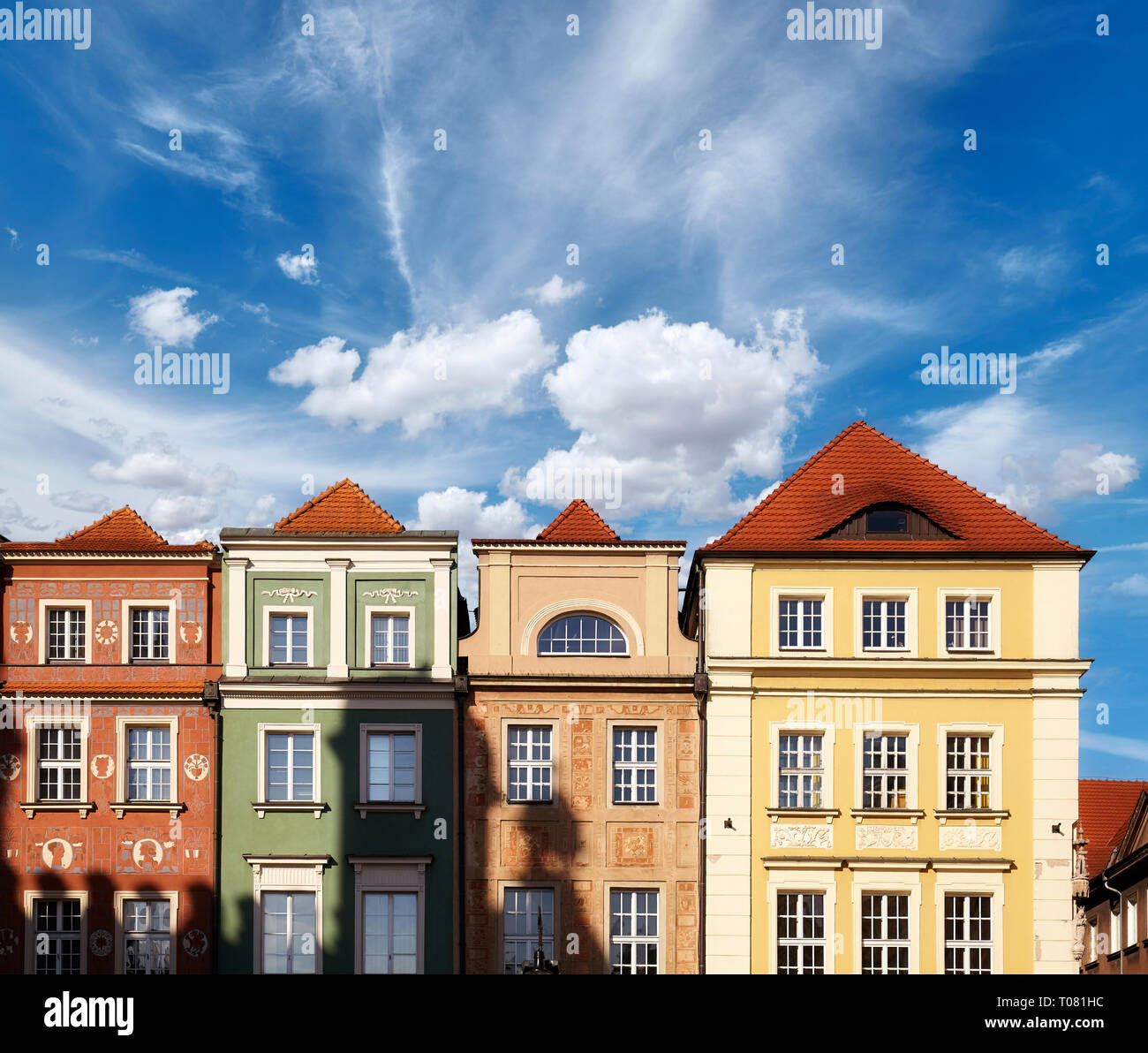 Colorful facades houses old town hi-res stock photography and images ...