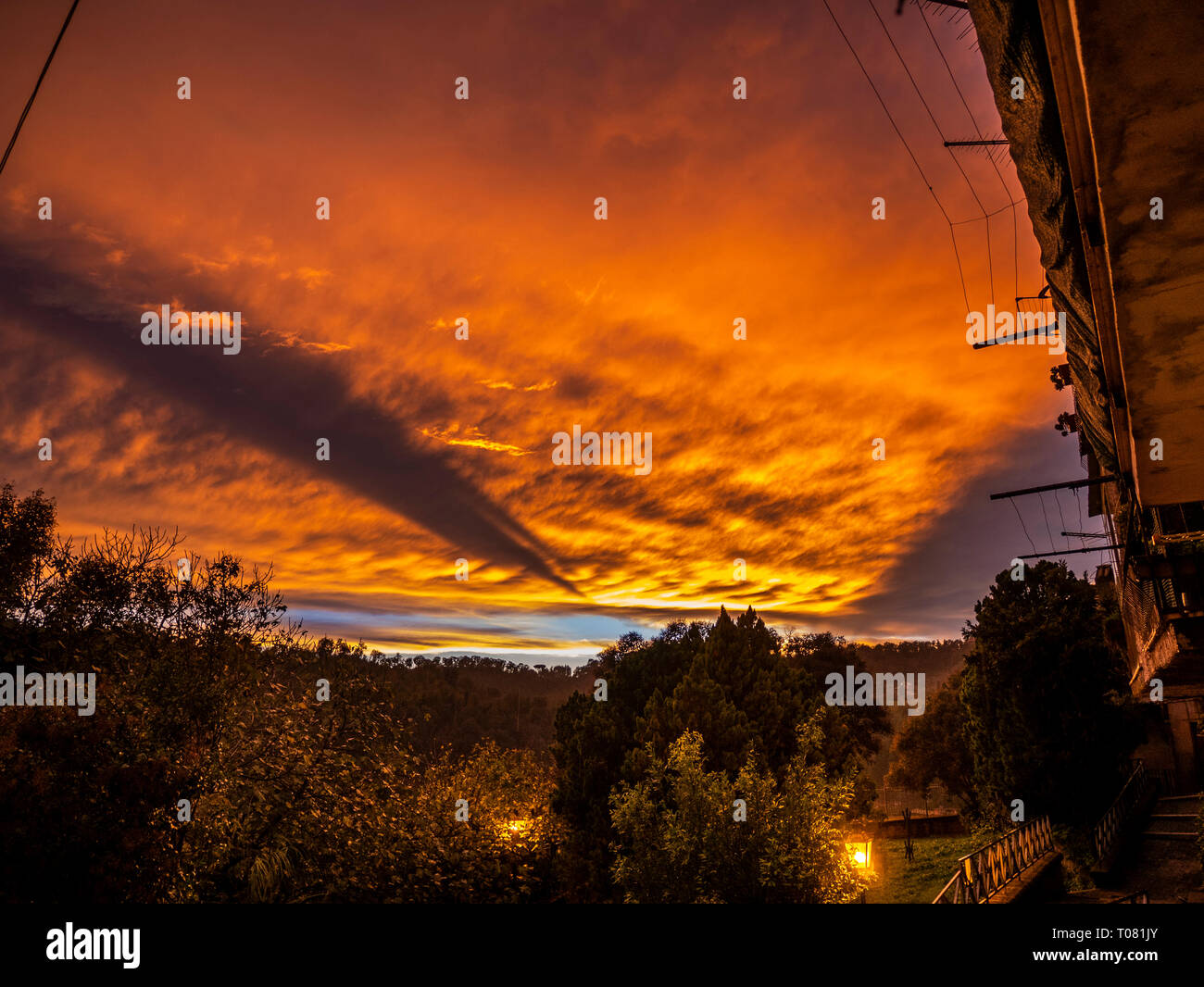 Sunset of rome hi-res stock photography and images - Alamy