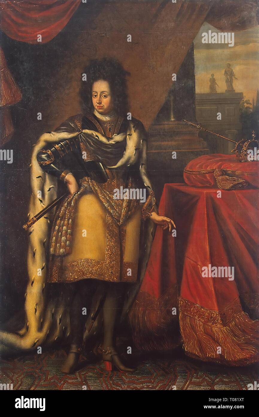 'Portrait of Karl XI, King of Sweden'. Sweden, Early 18th century ...