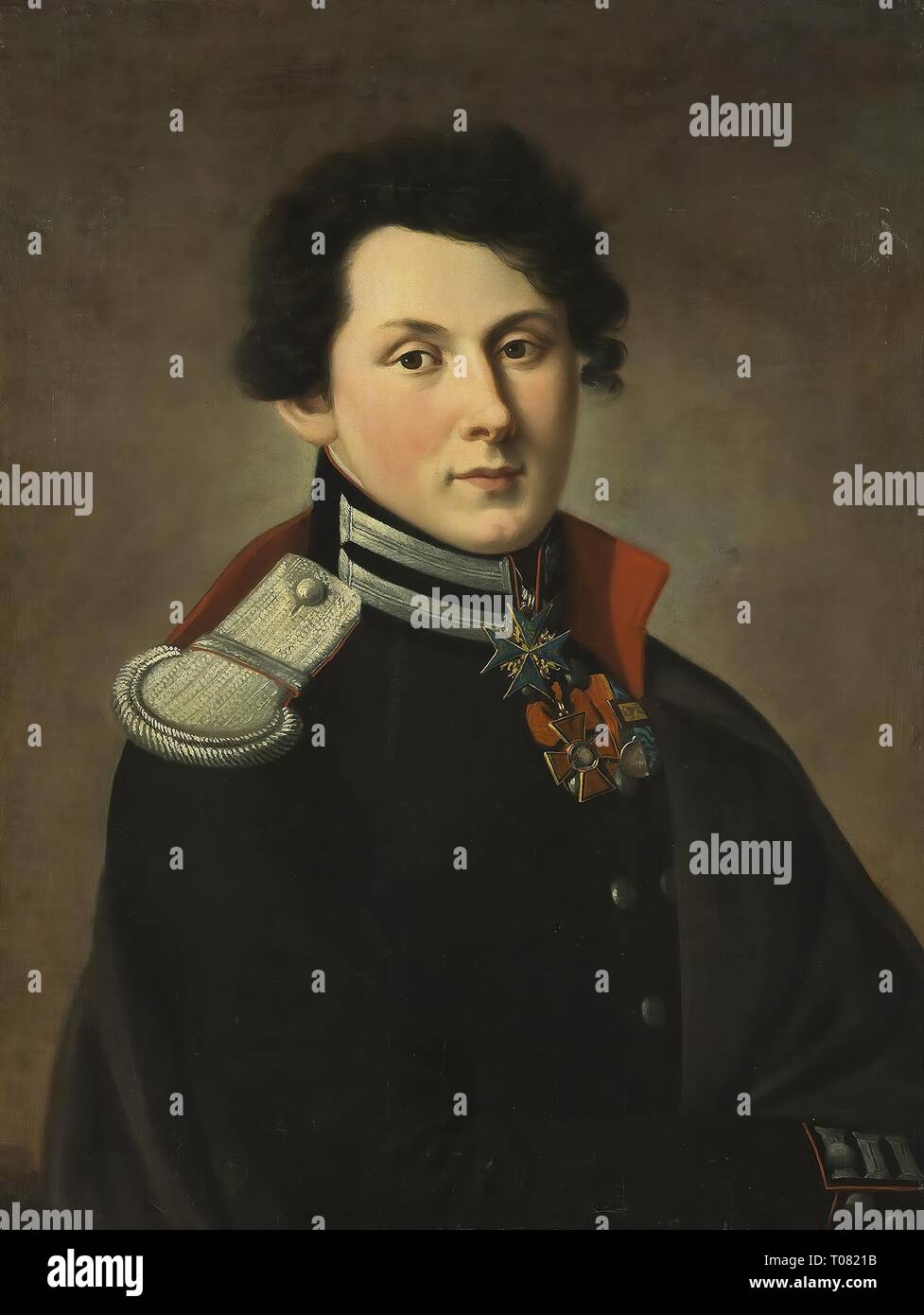 'Portrait of Lieutenant V.A. Bibikov of the Corps of Engineers'. Russia ...
