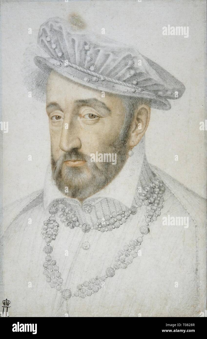 'Portrait of Henry II of France'. France, 16th century. Dimensions: 33 ...
