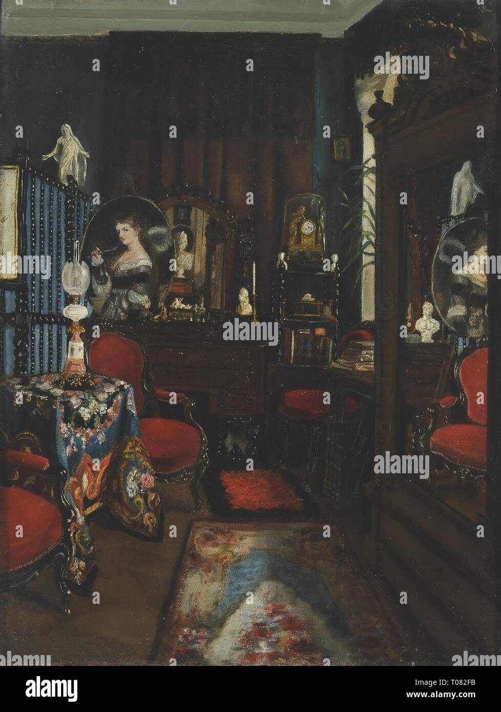 'Boudoir'. Russia, late 19th century. Dimensions: 29x21,8 cm. Museum ...